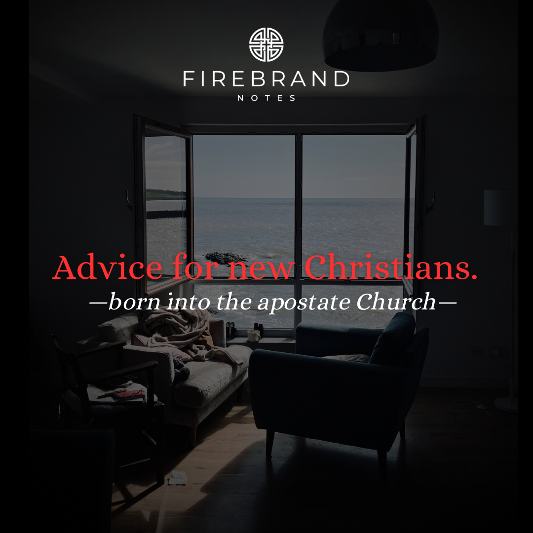 Advice for New Christians | Born into the Apostate Church